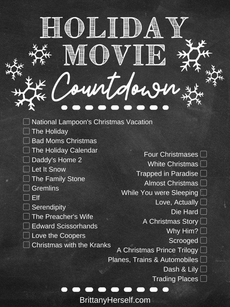 The Ultimate Holiday Movie Countdown | Brittany, Herself.